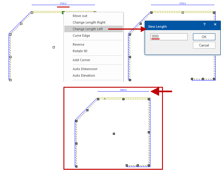 Wall Reposition and Resizing